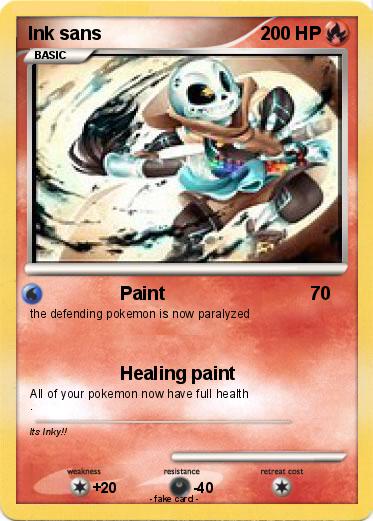 Pokémon Ink sans 7 7 - Paint - My Pokemon Card